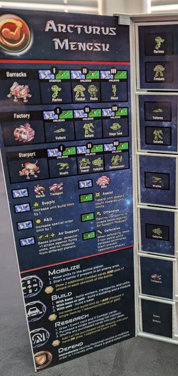 StarCraft: The Board Game - Reference Sheets | Kelsam Tabletop